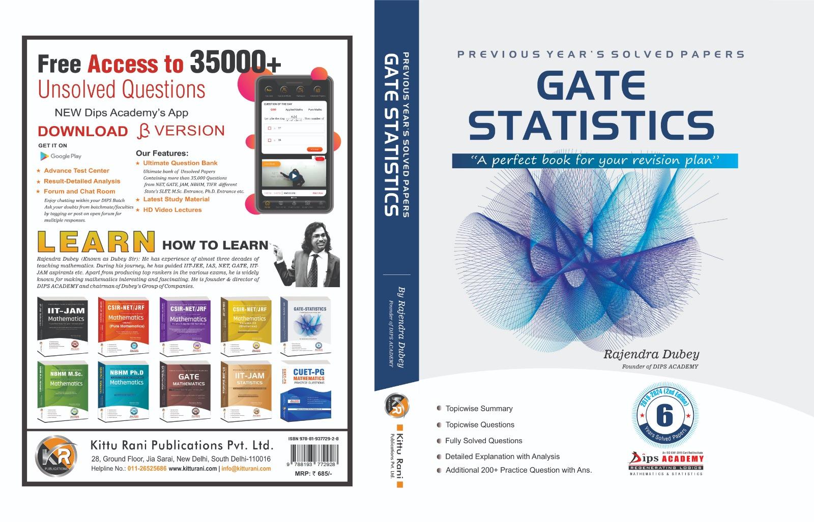 GATE Statistics Previous Years Solved Question Paper Solution