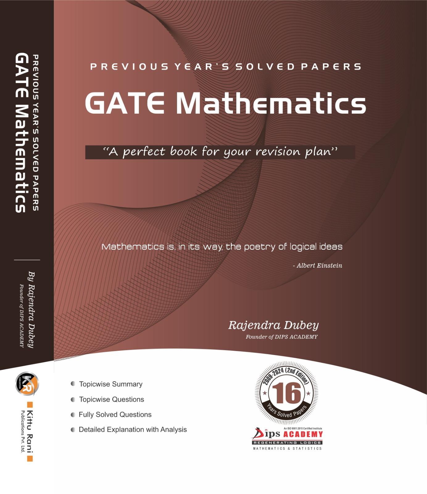 GATE MATHEMATICS Previous Year solved papers